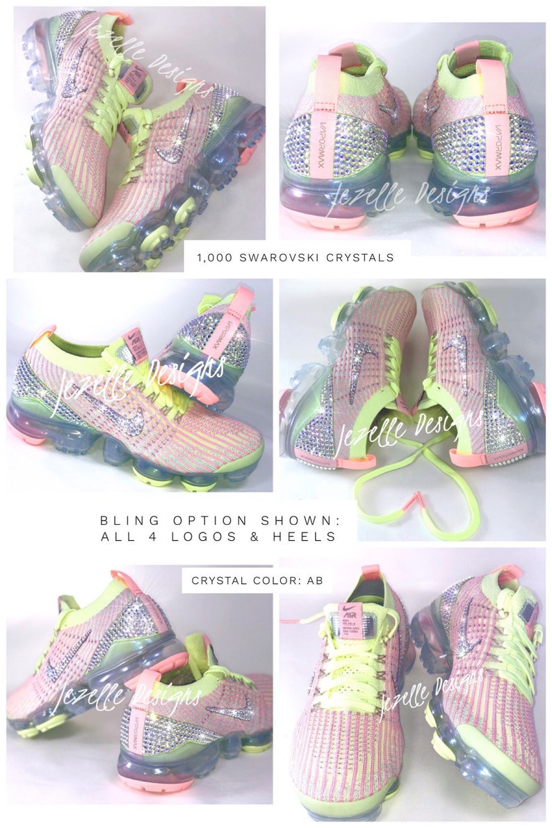 Custom BLING Vapormax Flyknit 3 Customized With Ultra Premium - Etsy