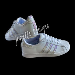Blinged Out Kicks - Superstar Casual Shoes With Swarovski Crystals ...