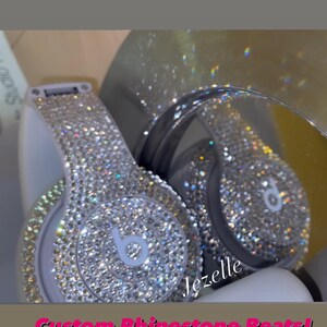 CUSTOM Beat by Dre Headphones With Premium Swarovski Crystals, Hand ...