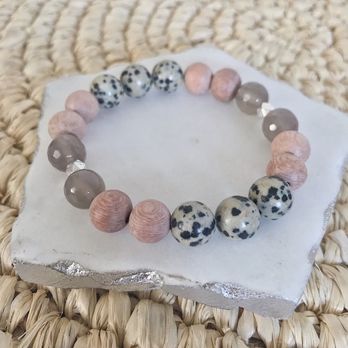 Botswana Agate Diffuser Bracelet Essential Oil Diffuser - Etsy