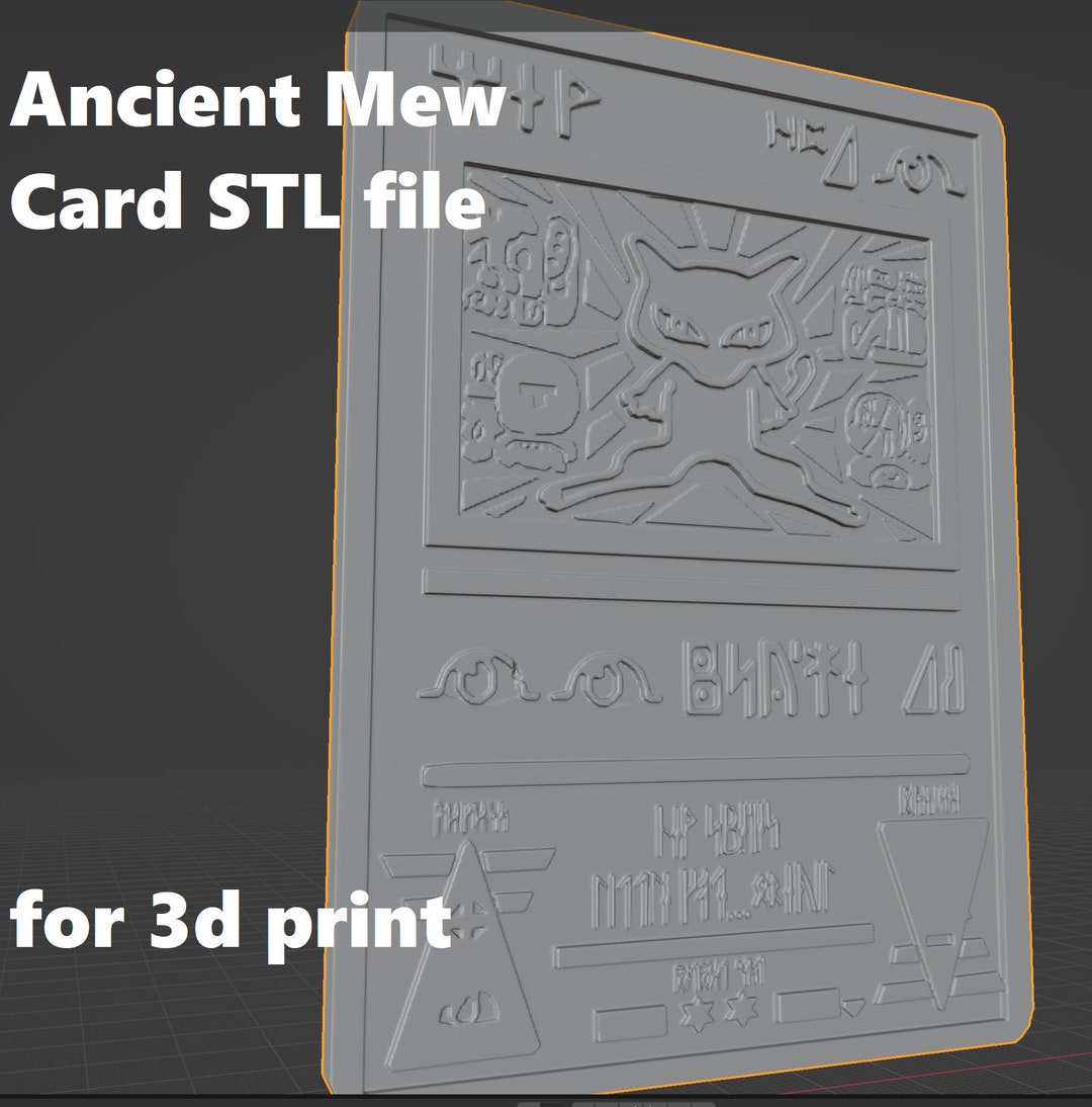 Ancient Mew STL File for Download - Etsy