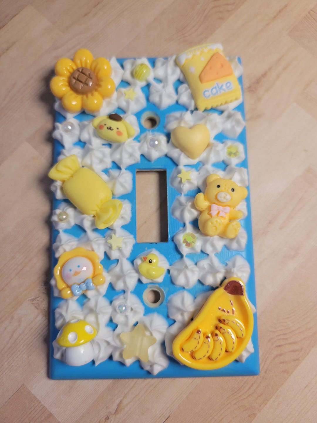 Decoden Light Switch Cover | Kawaii | Coffee | Candy | Sweet | Heart ...