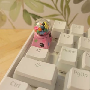 Cartoon Keycap | Kawaii | Mechanical Keyboard | 3D Keycaps | Flower ...