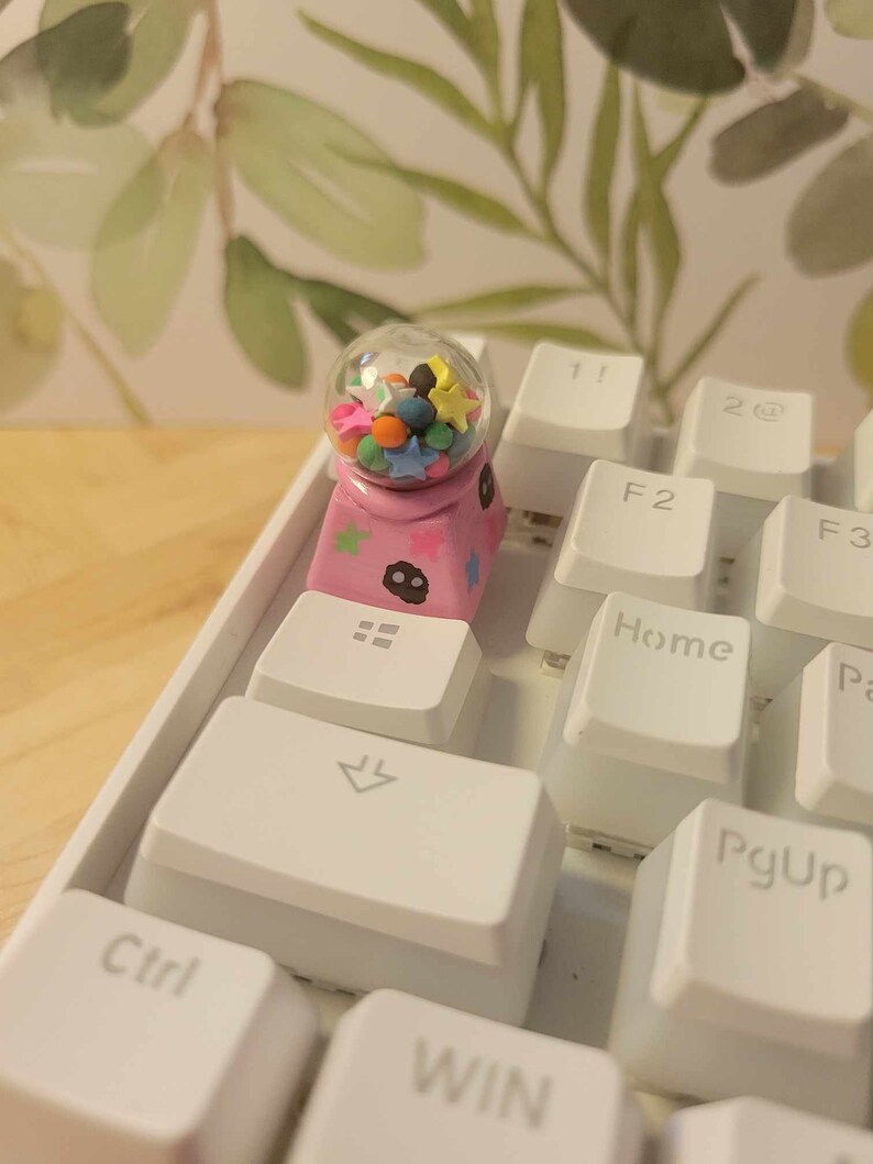 Cartoon Keycap | Kawaii | Mechanical Keyboard | 3D Keycaps | Flower ...