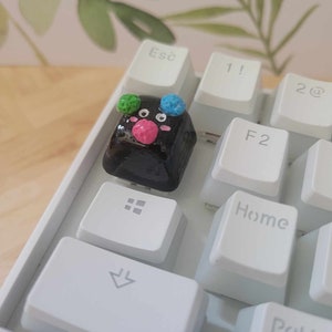 Cartoon Keycap | Kawaii | Mechanical Keyboard | 3D Keycaps | Flower ...