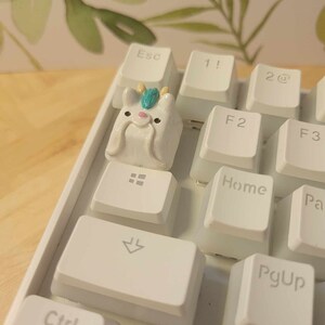 Cartoon Keycap | Kawaii | Mechanical Keyboard | 3D Keycaps | Flower ...