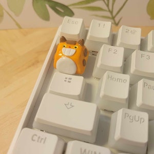 Cartoon Keycap | Kawaii | Mechanical Keyboard | 3D Keycaps | Flower ...
