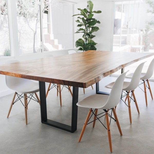 Live Edge Dining Table - Etsy