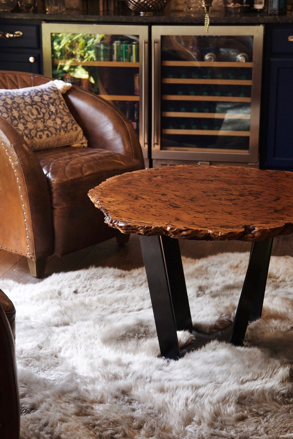 Mid century Modern Exotic Australian Burl Coffee Dining Table Etsy UK