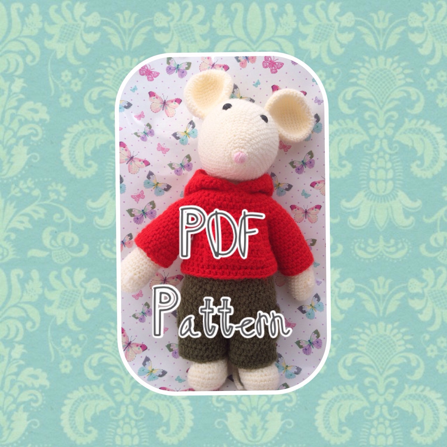 Maurice the Mouse Crochet Pattern - Etsy