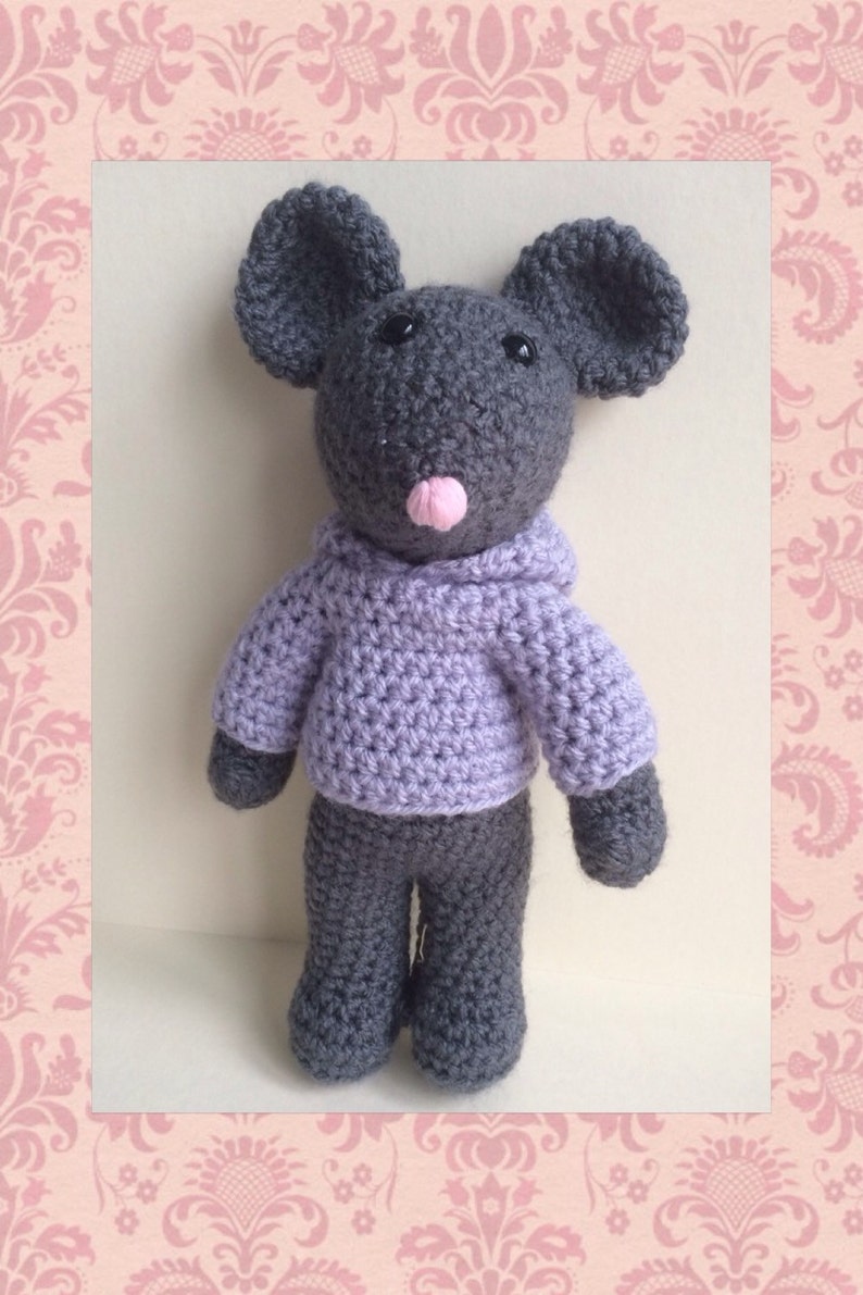 Millie the Mouse Crochet Pattern - Etsy