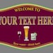 Personalised Barrel Shaped Pub Shed Hanging Swing Sign With Bracket ...