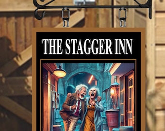 The Drunken Sailor Personalised Swinging Custom Made Hanging Pub and ...