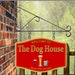 Personalised Barrel Shaped Pub Shed Hanging Swing Sign With Bracket ...