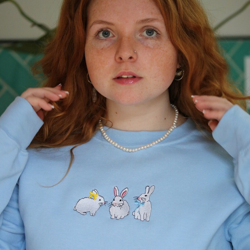 Rabbit Sweater - Etsy