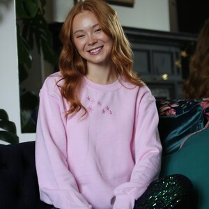 Zodiac Star Constellation Embroidered Sweater , Personalised, Star ...