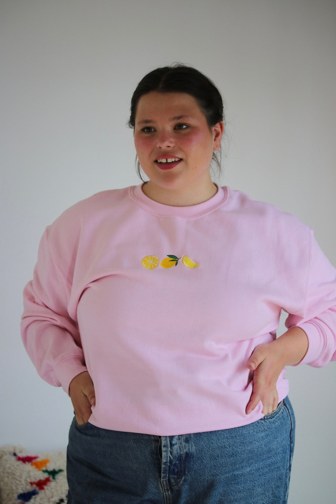 The Zesty Trio of Lemon Sweater - Lemon Sweater - Cute Lemon Gift - Etsy