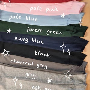 Zodiac Star Constellation Embroidered Sweater , Personalised, Star ...