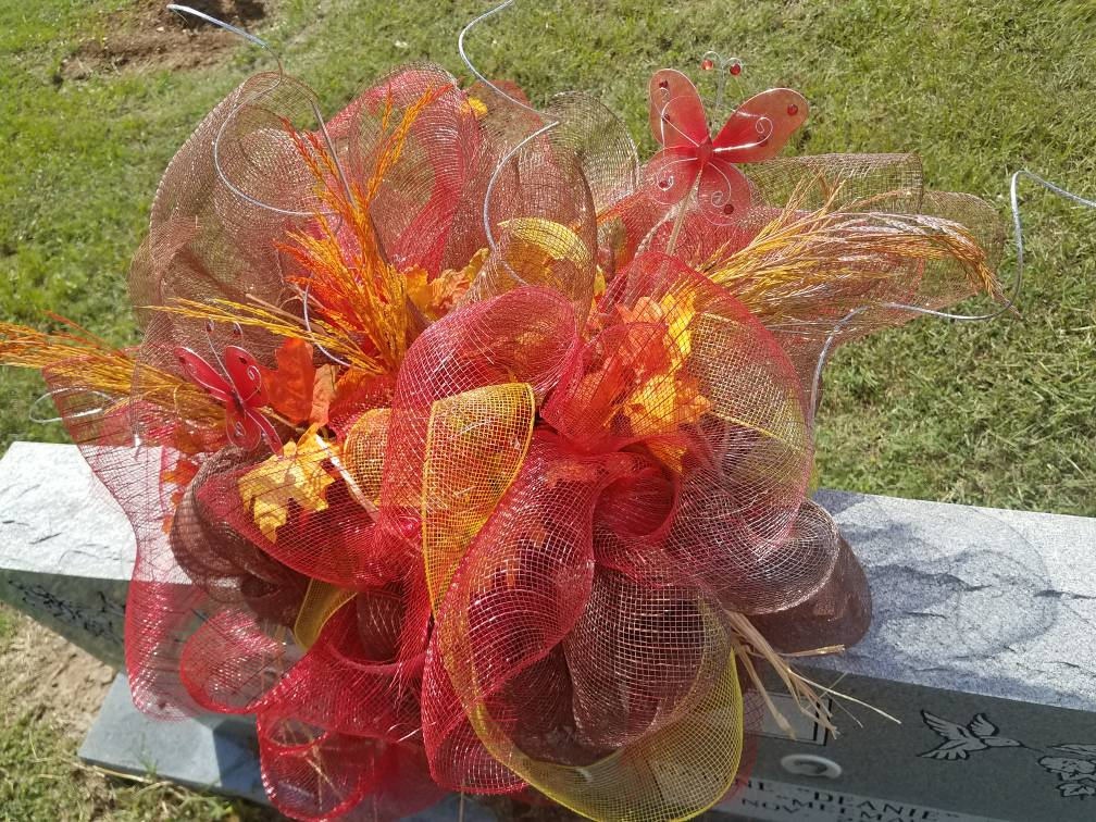 Fall Headstone Saddle - Etsy