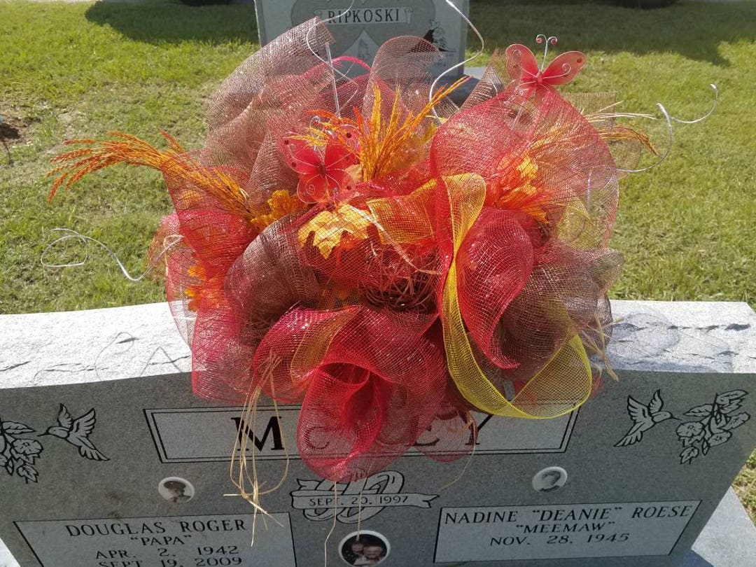 Fall Headstone Saddle - Etsy
