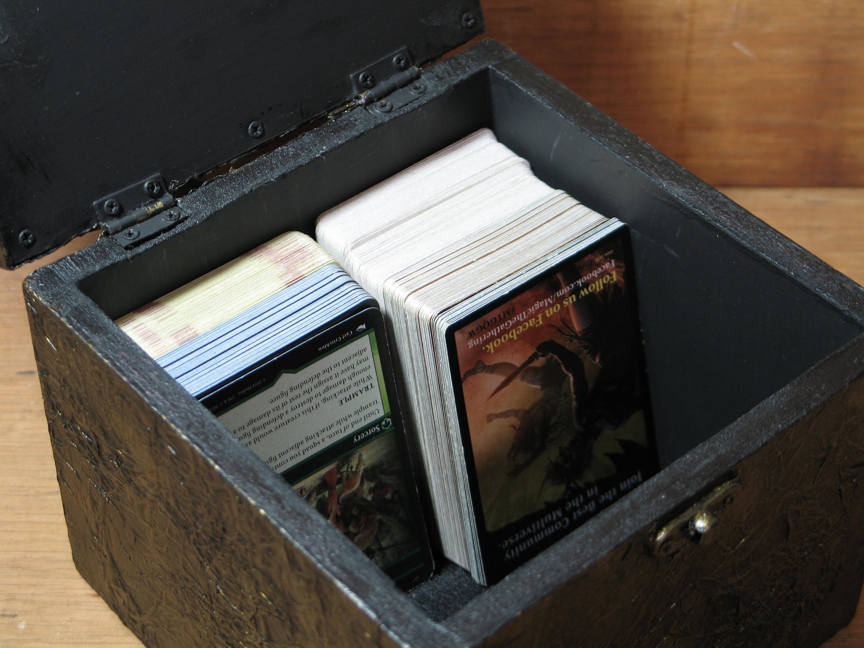 Dragons Handmade Wooden Deck Box Trading Card Game - Etsy