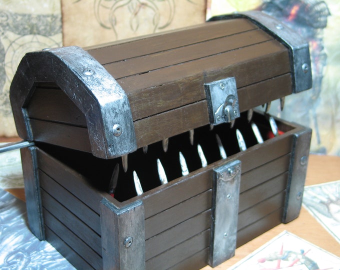 Dark Souls, Wood, Mimic Box Chest, Cosplay, Storage, Stash, Trinket ...
