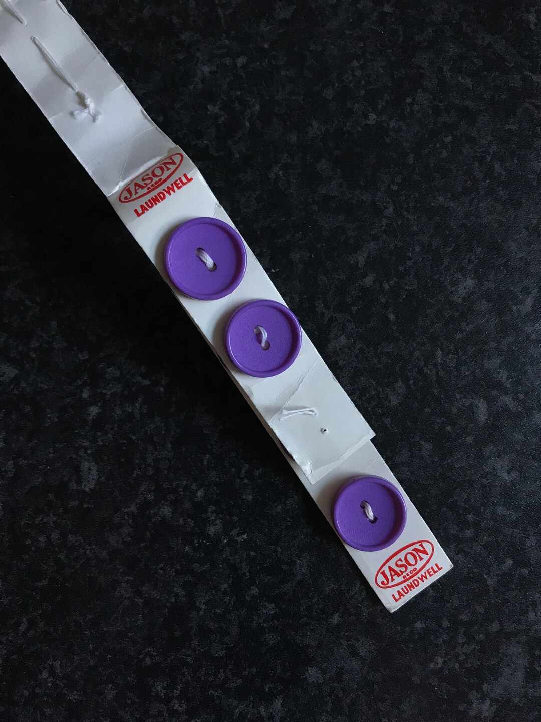 Vintage 1960s Buttons, Purple 1960s Buttons, 10 Buttons, Vintage ...