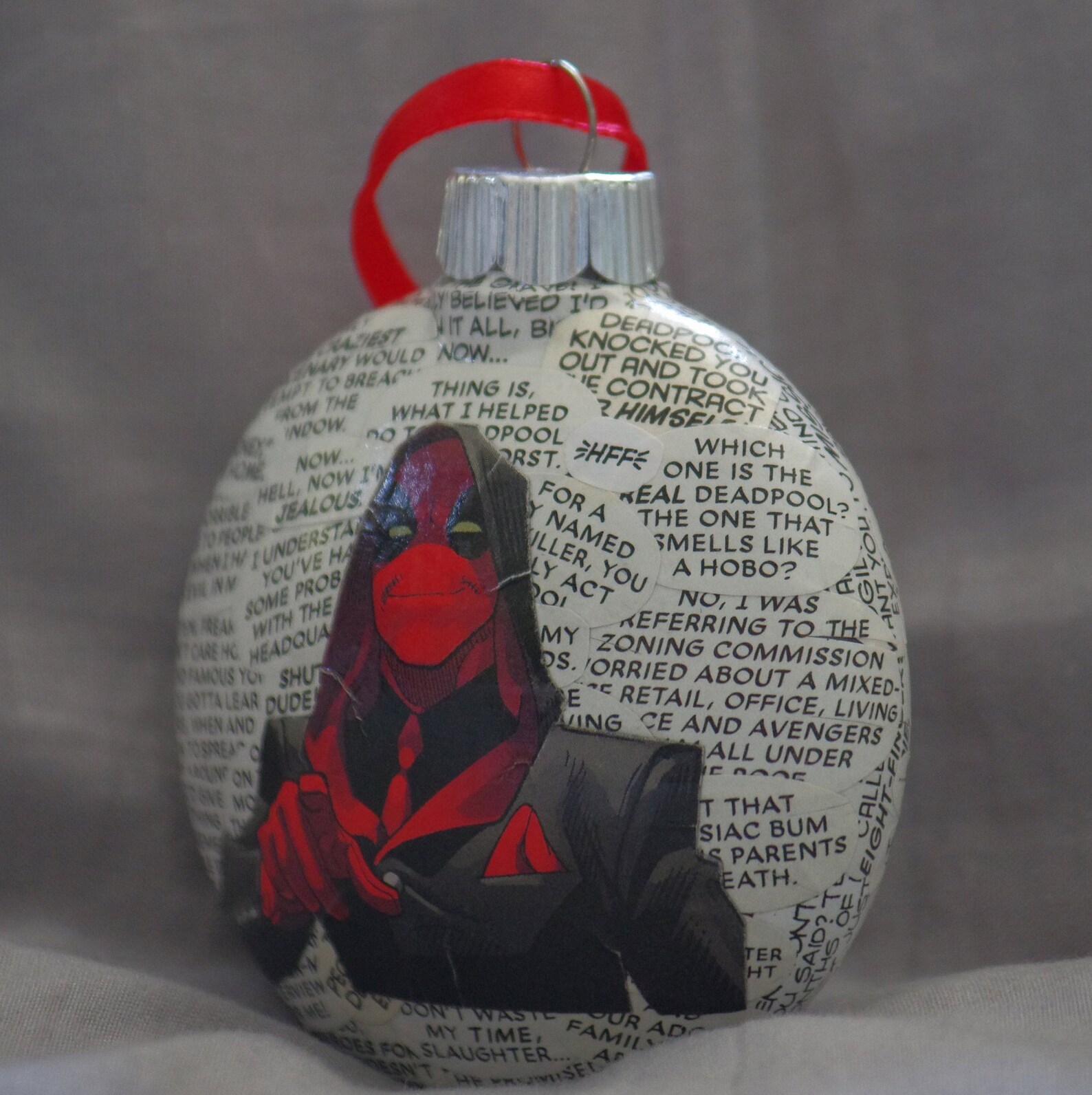 Deadpool Speech Bubble Christmas Ornament - Etsy