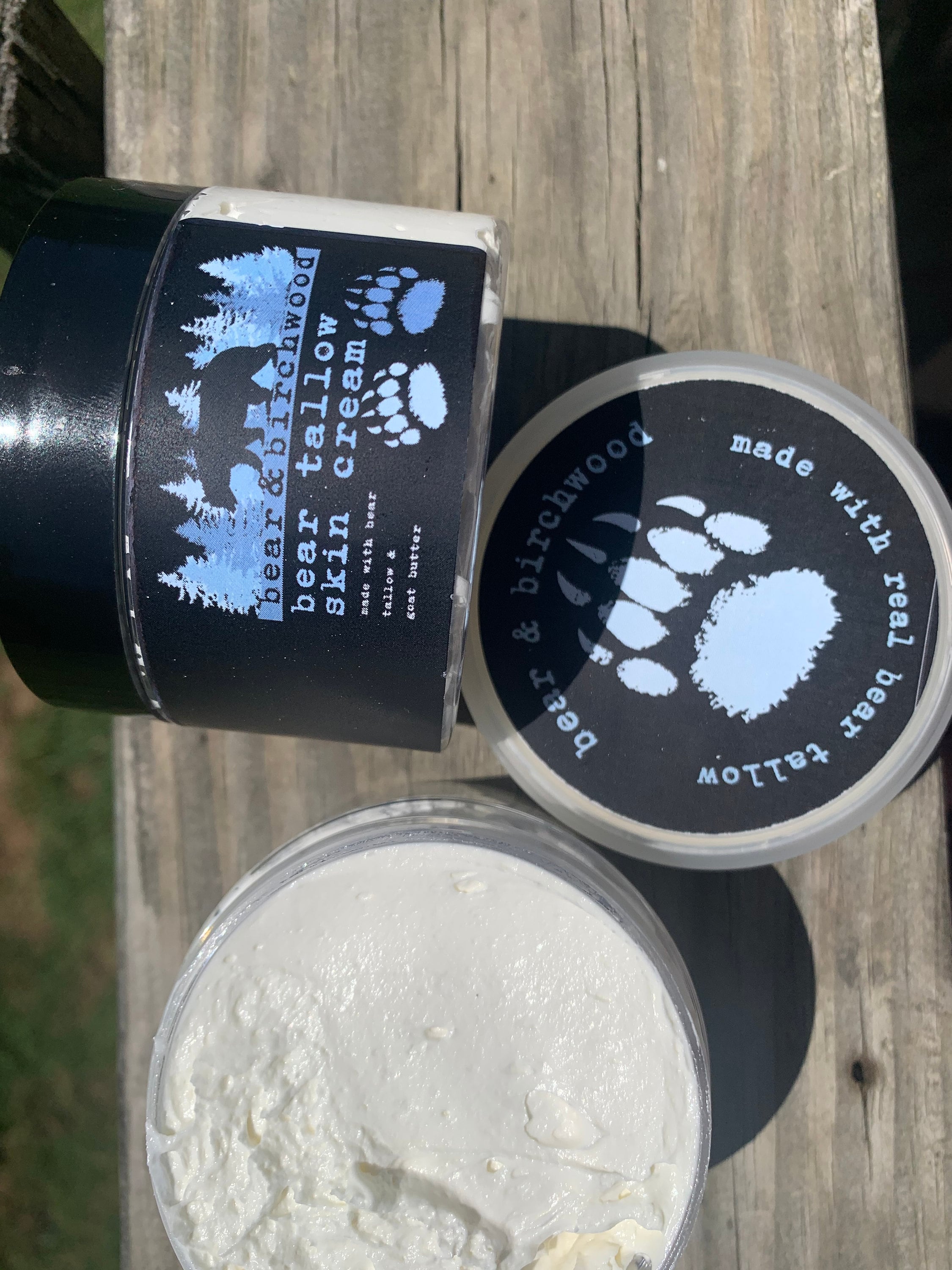 Bear Tallow Skin Cream Bear & Birchwood Bear Grease Bear Fat - Etsy