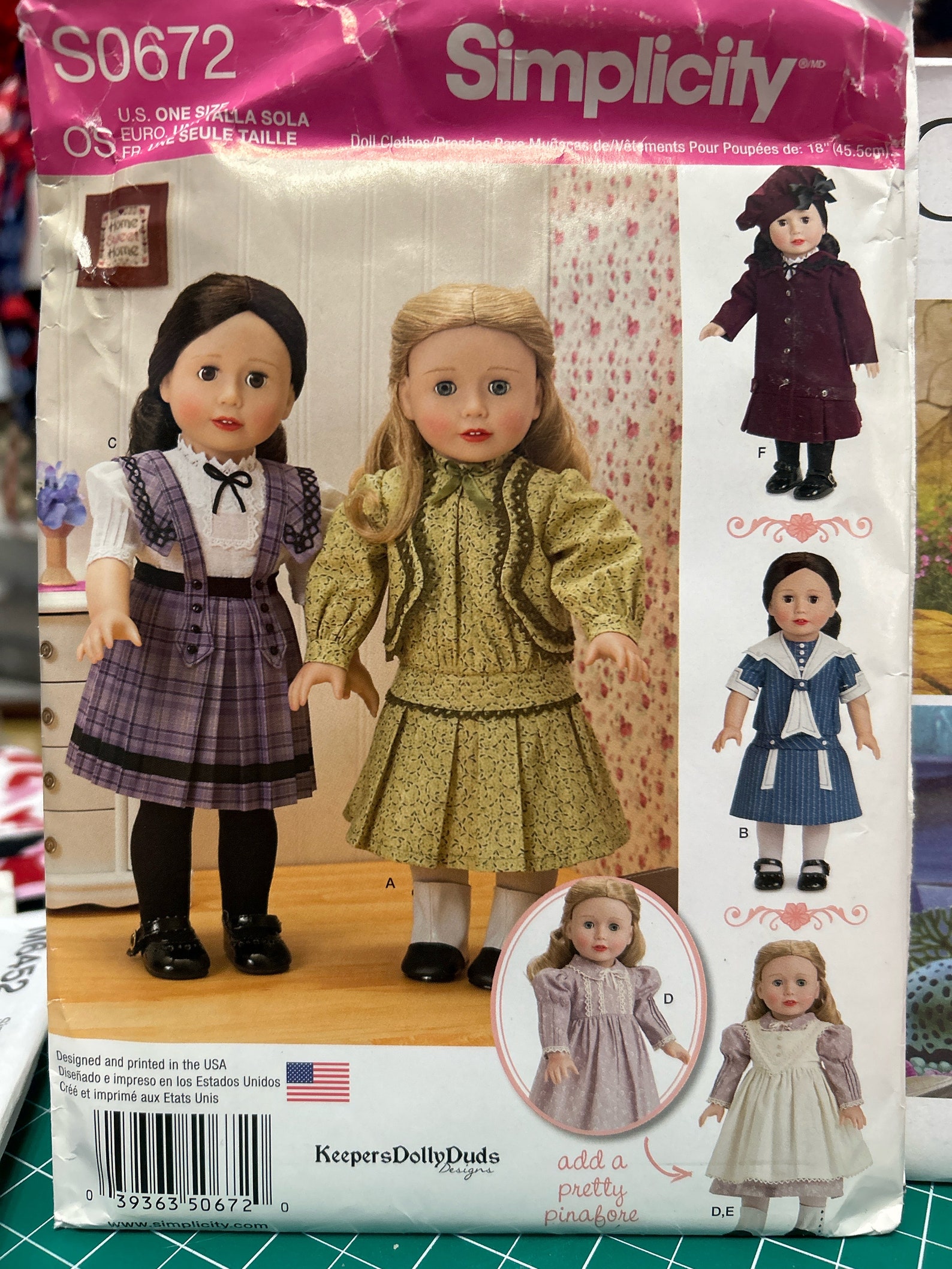 American Girl 18 Patterns Bundle Assorted Simplicity Mccalls Kwik Sew ...