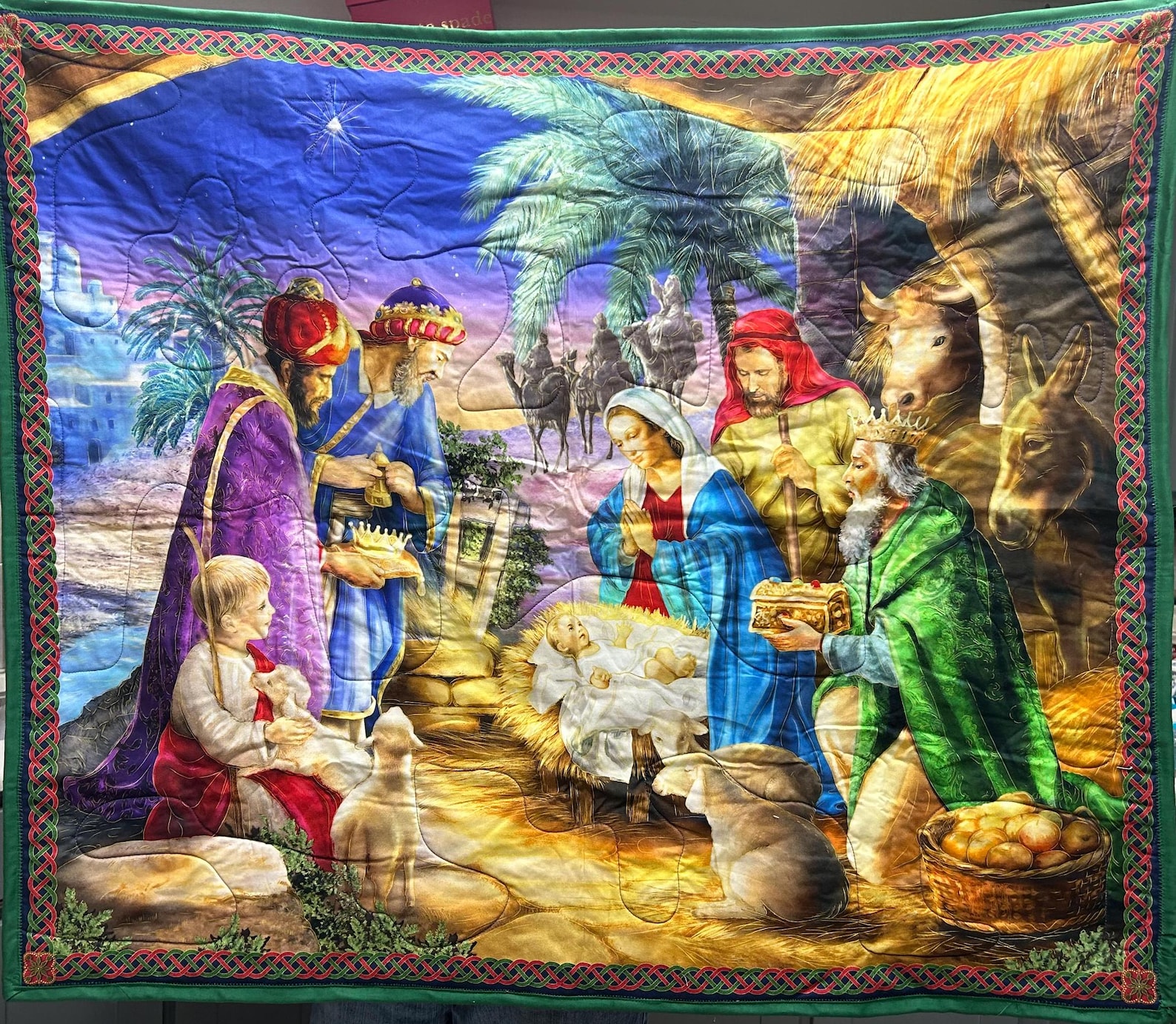 Nativity Scene Quilt Wall Hanging - Etsy