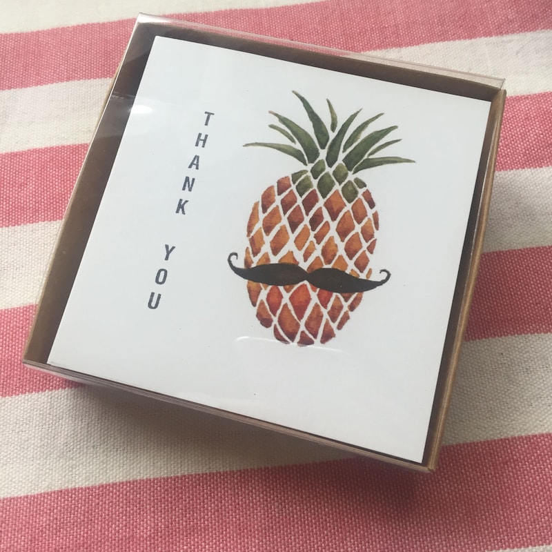Pineapple Thank You - Etsy