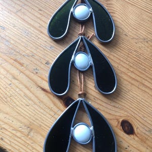Stained Glass Mistletoe Chrstmas Hanging Tree Window Decoration ...