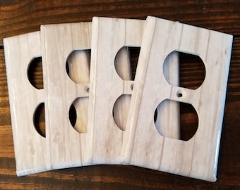 Rustic outlet cover | Etsy