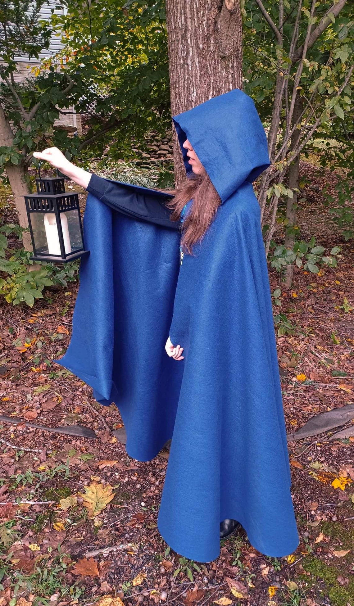 Felt Fabric Hooded Sleeveless Cloaks warm Thick Felt Fabric - Etsy