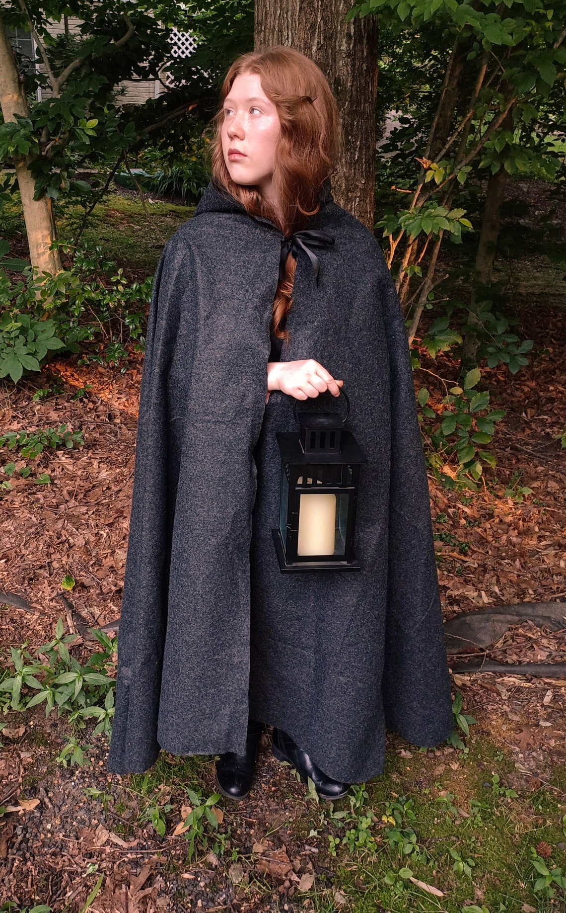 Felt Fabric Hooded Sleeveless Cloaks warm Thick Felt Fabric - Etsy