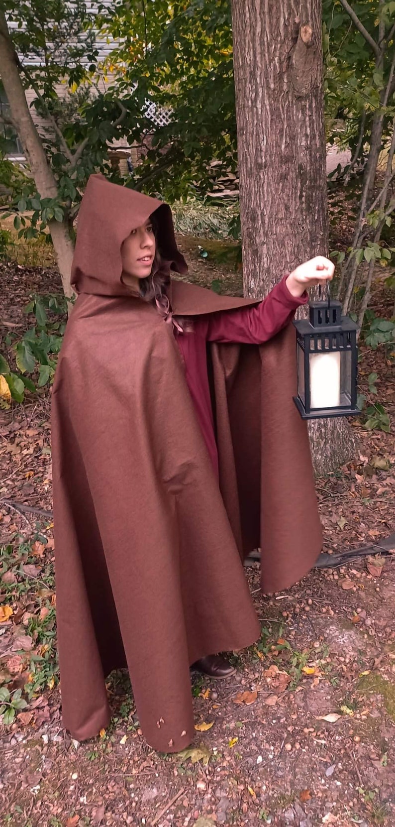 Felt Fabric Hooded Sleeveless Cloaks warm Thick Felt Fabric - Etsy