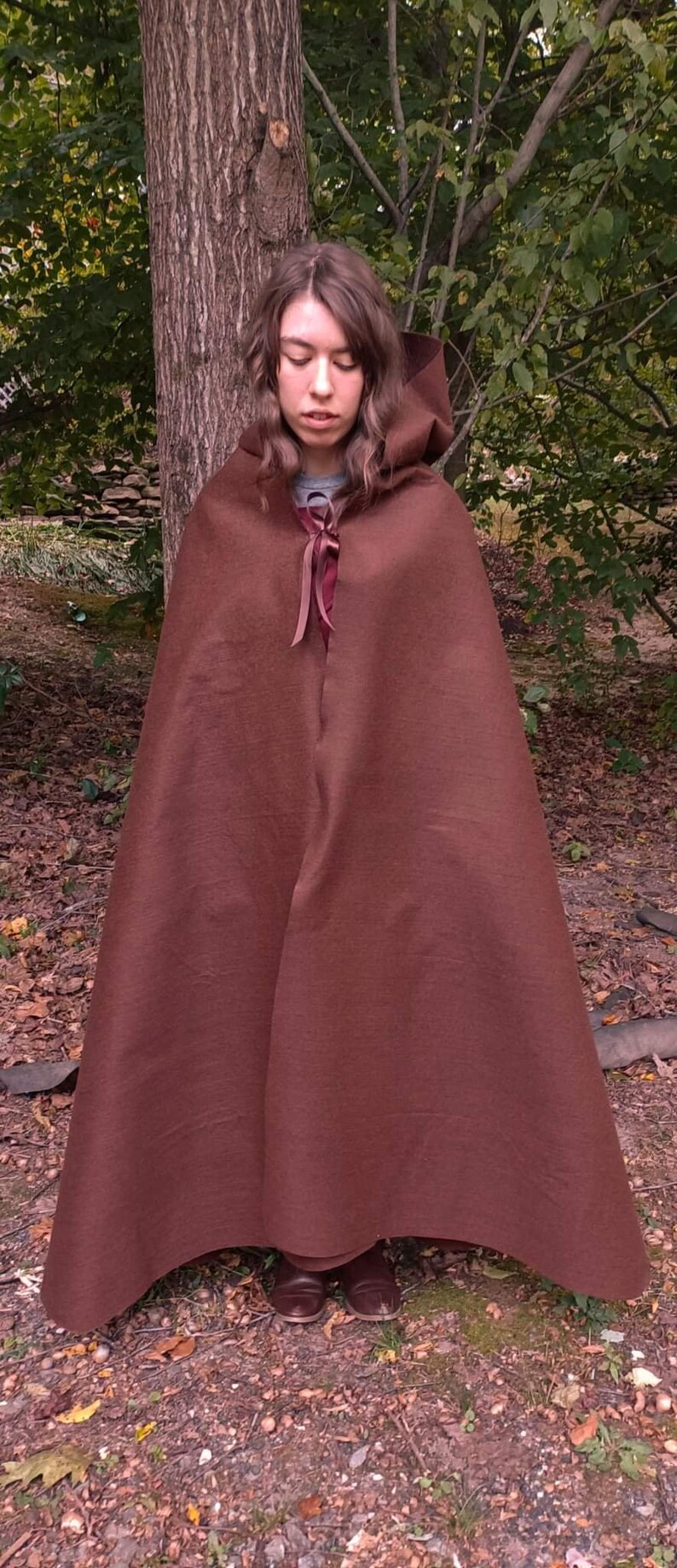 Felt Fabric Hooded Sleeveless Cloaks warm Thick Felt Fabric - Etsy