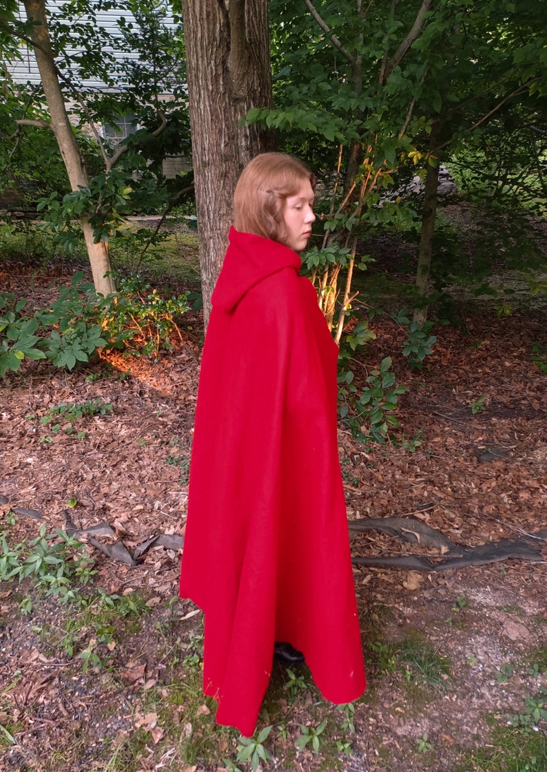 Felt Fabric Hooded Sleeveless Cloaks warm Thick Felt Fabric - Etsy