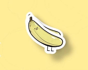 Banana Sticker for Laptop Cute Banana Peel Decal Laptop - Etsy