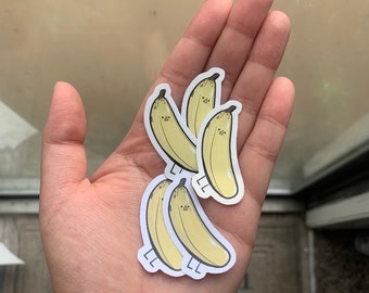 Pink Bananas Sticker / Cheeky Banana Sticker - Etsy