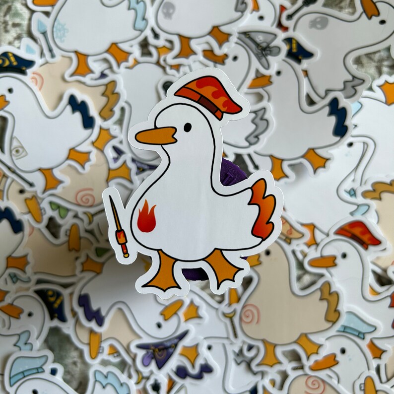 Wizard Duckie Stickers Wizard101 Theme Elements - Etsy