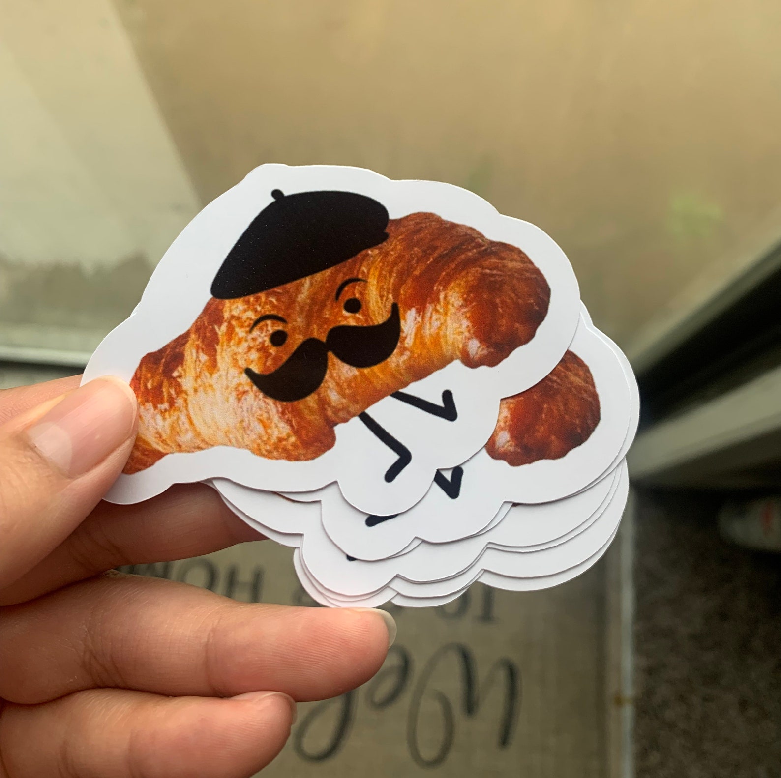 Starbucks Croissant Sticker - Etsy