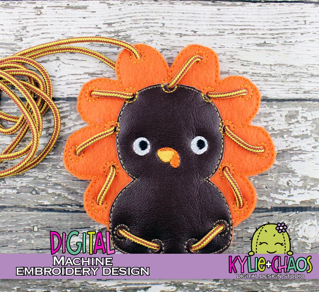 Turkey Lacing Card Quite Book Busy Book Learning Game Machine ...
