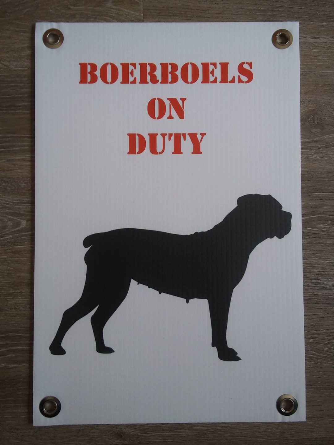Boerboels on Duty Yard Sign - Etsy