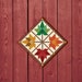 Maple Leaf Barn Quilt Print, Metal Wall Decor, Indoor Outdoor UV ...