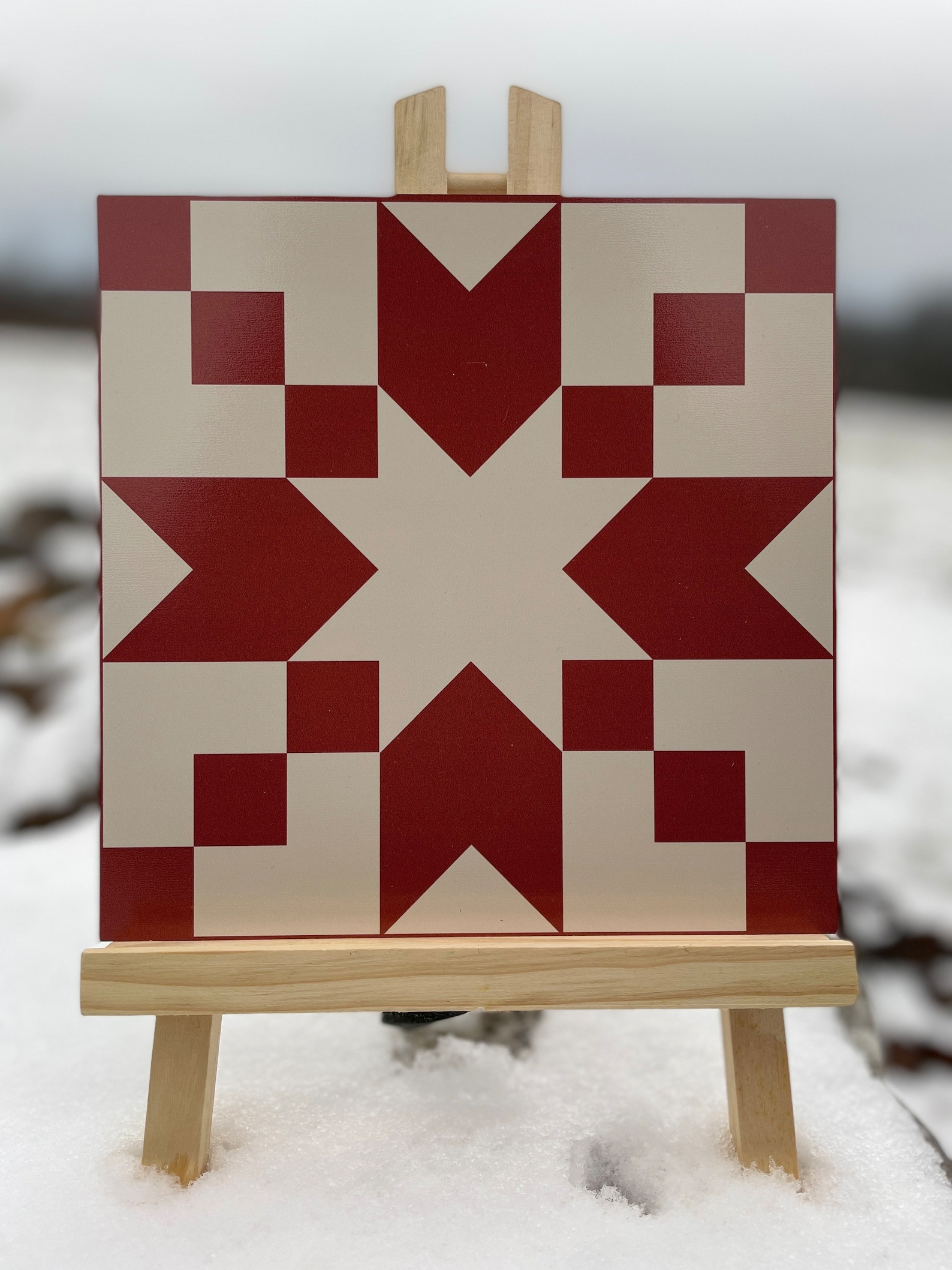 Red Star Barn Quilt Metal - Etsy