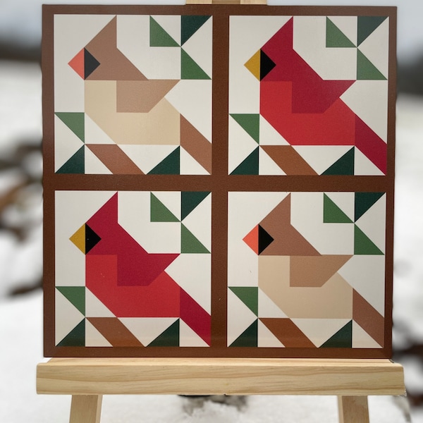 Cardinal Quilt Pattern - Etsy
