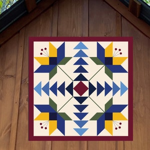 Carolina Lily Barn Quilt - Metal - Etsy