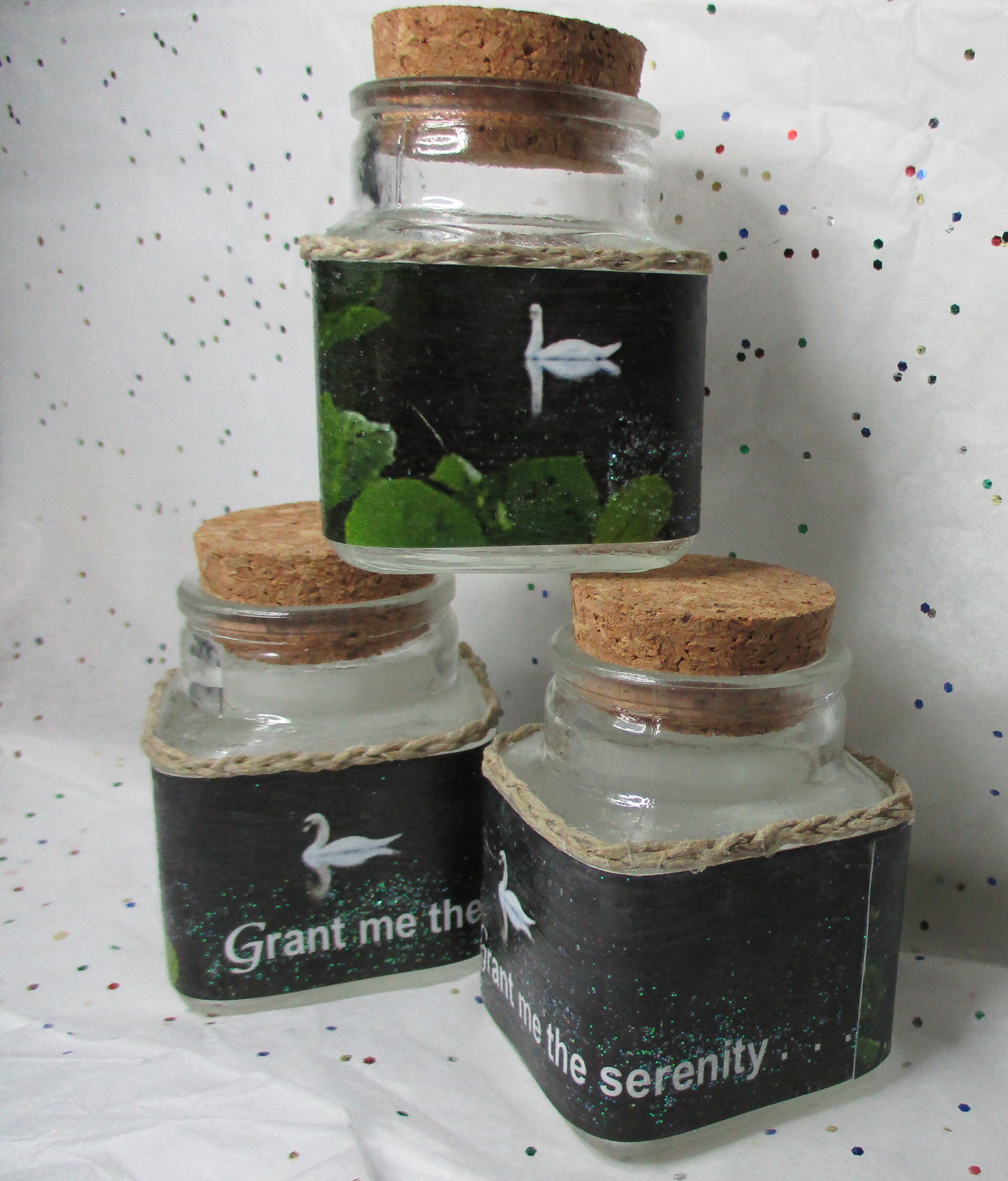 God Jar, Recovery HP, Serenity Prayer Jar & Slips; Prayers. Food Safe ...